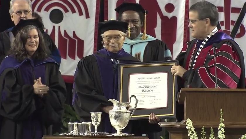 Honoring Judge Ward, rights pioneer – exchange of notes