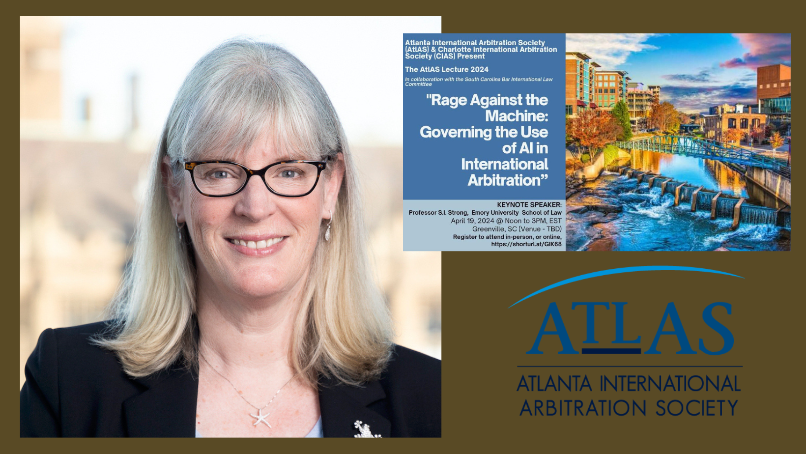 Ninth Annual AtlAS Lecture speaker, Emory Professor Stacie Strong ...