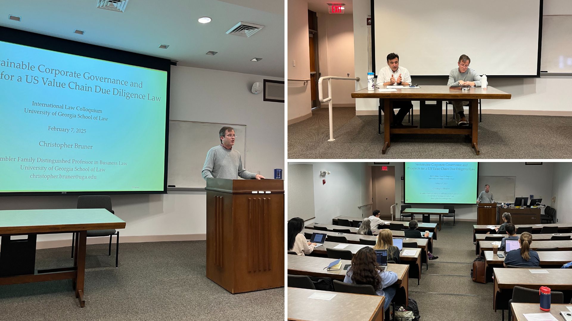 Georgia Law professor Christopher Bruner presents working paper at ...