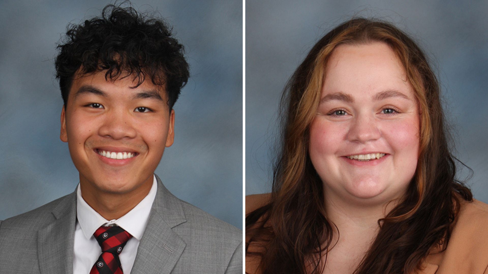 Georgia Law students Franklin Phan (J.D. ’27) and Kara Reed (J.D. ’26 ...